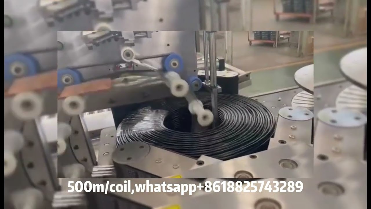 "Efficient Automatic Coiling and Wrapping Solution for Large-Scale ...