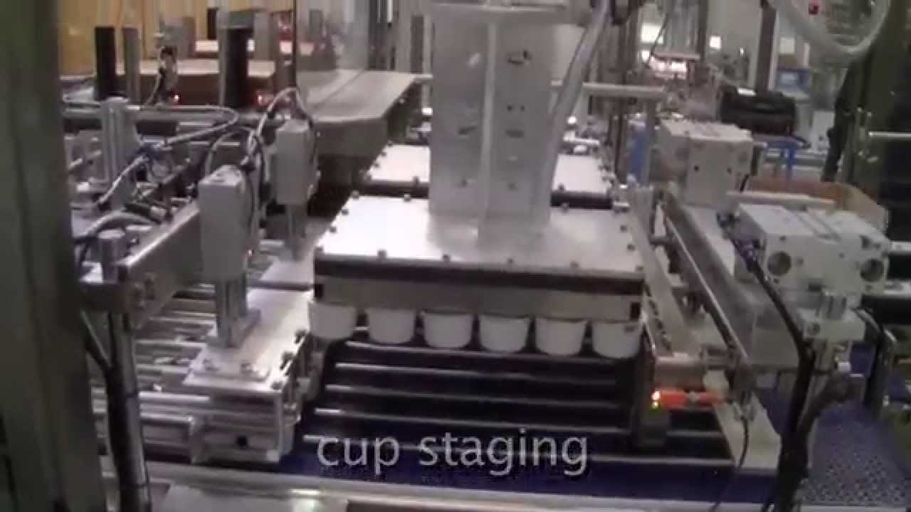 "Efficient Packaging Solution for Plastic Cups - NCP-25 Automatic Case ...