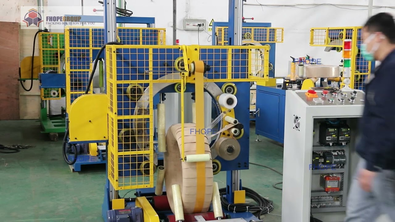 "Efficient and Reliable Coil Wrapping Machine for Precise Packaging ...