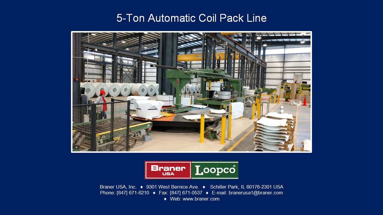 "Efficiently Automate Your Coil Packaging Process with this 5-Ton Line ...
