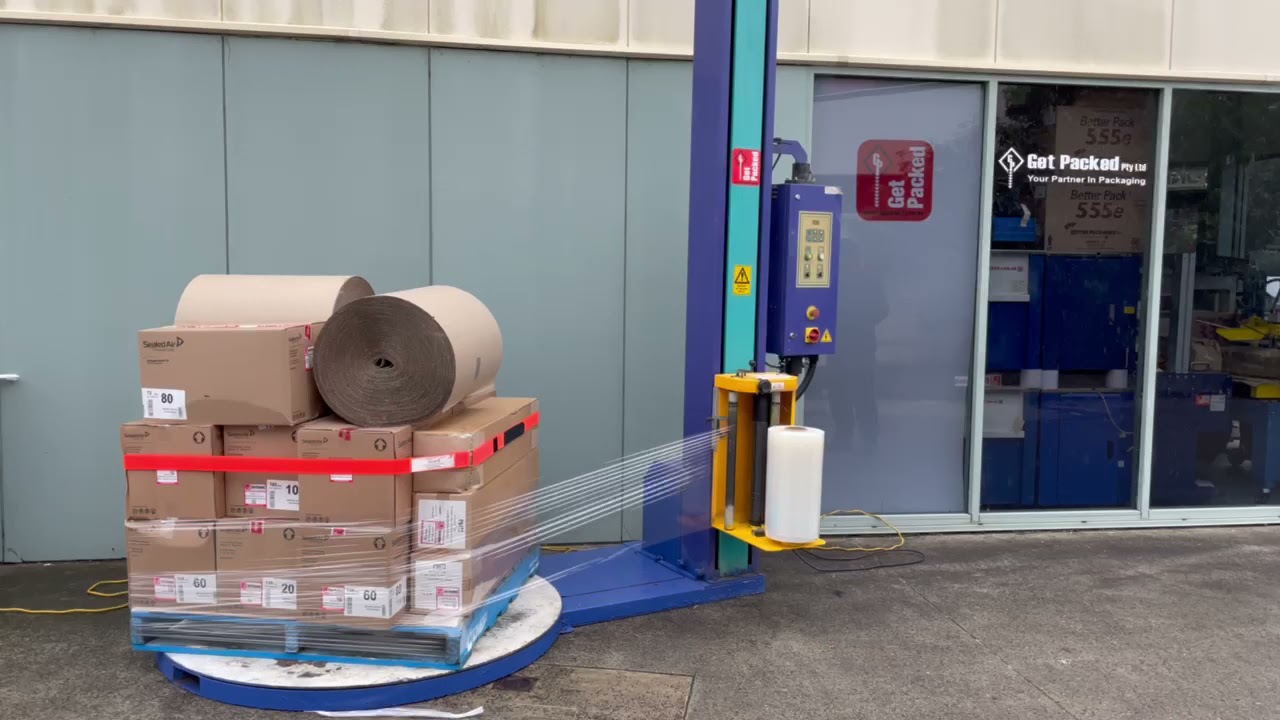 "Effortlessly Extend Pallet Wrapping with EXP-308: Boost Efficiency ...