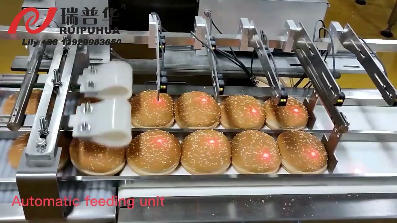 "Innovative Automatic Packaging Line for Burger, Bread, and Buns ...