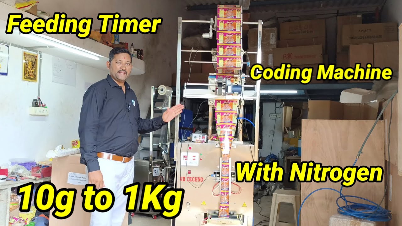 "Precision Pouch Filling Machine: Nitrogen-Infused Packaging with MRP ...