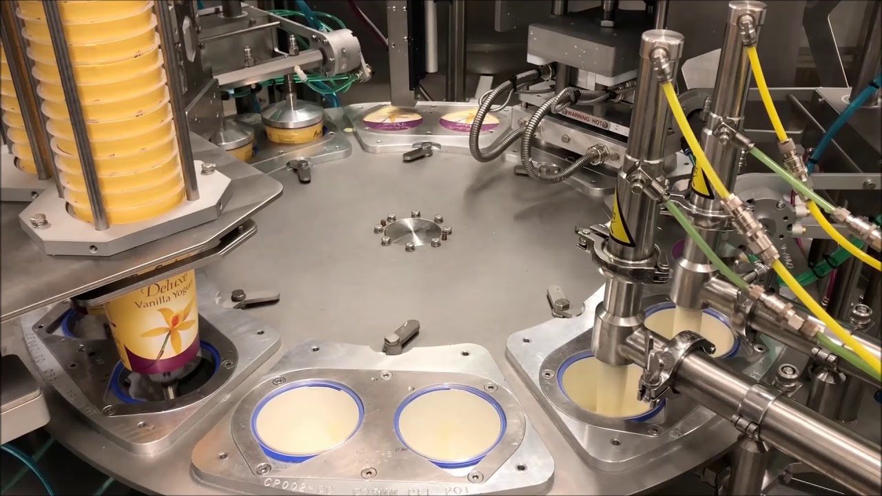 "Revolutionary Automatic Yoghurt Packaging Machine: Efficiently Fill ...