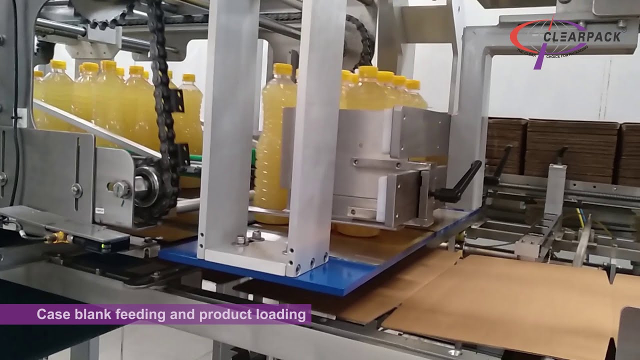 "Revolutionary Edible Oil PET Bottle Case Packer: Enhanced Packaging ...