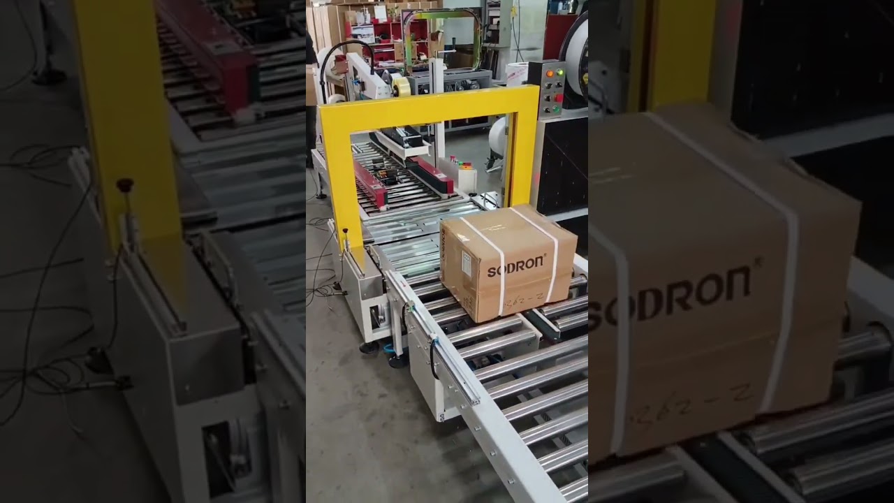 "Revolutionary Fully Automated PP Strapping Machine for Carton Case Box Strapping" - PALLET&WRAPPER