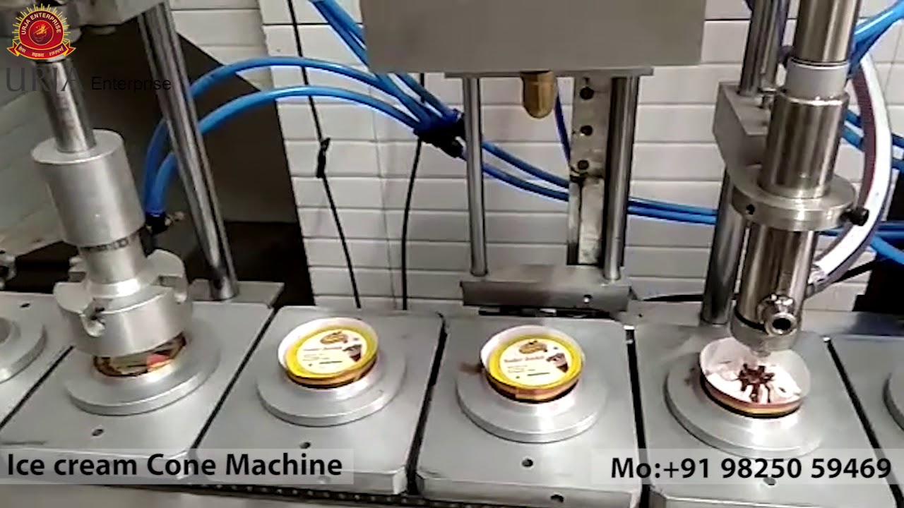 "Revolutionary Ice-Cream Cone Filling and Packaging Machine ...