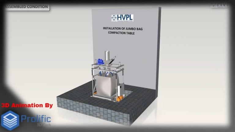 Efficient and Innovative Animation for Compact Bag Filling System - PALLET&WRAPPER
